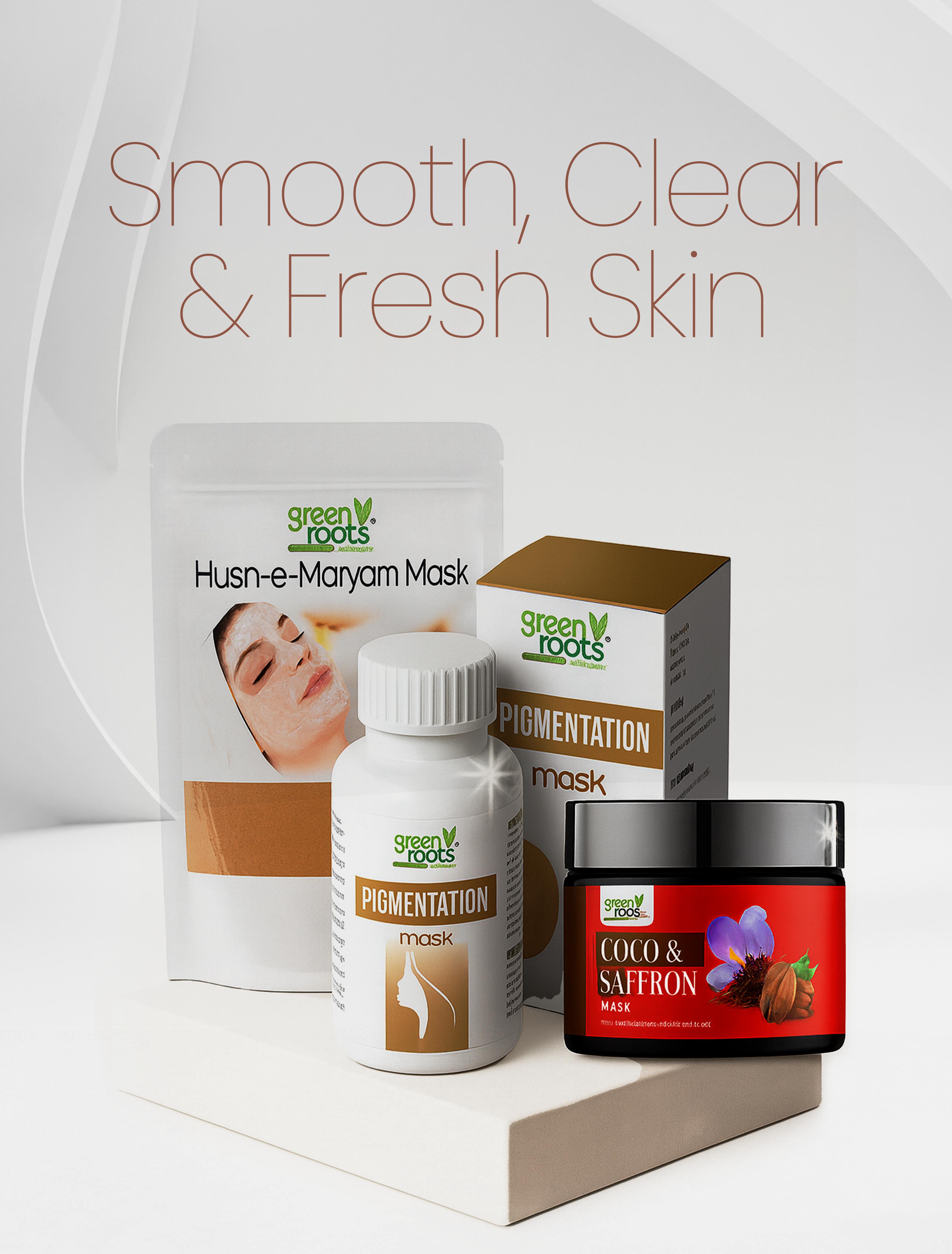 Organic Masks & Scrubs in Pakistan – 100% Natural – GreenRootspk