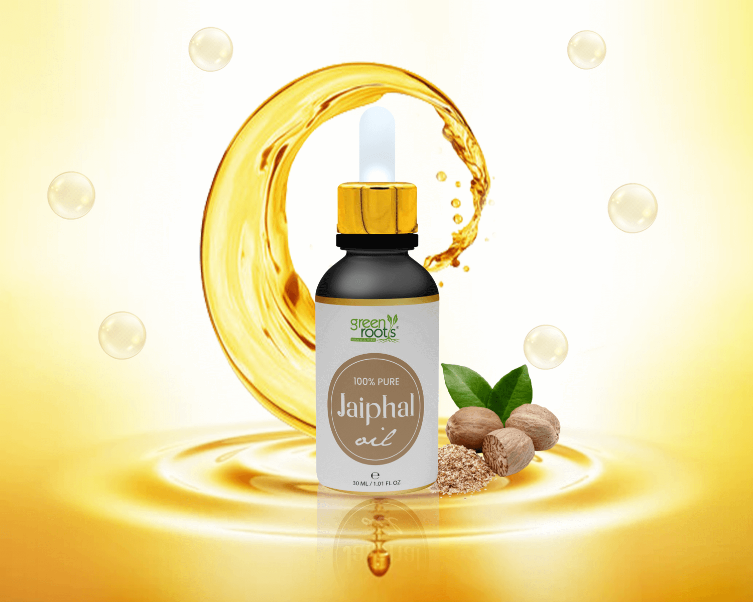Jaiphal (Nutmeg) Oil – GreenRootspk